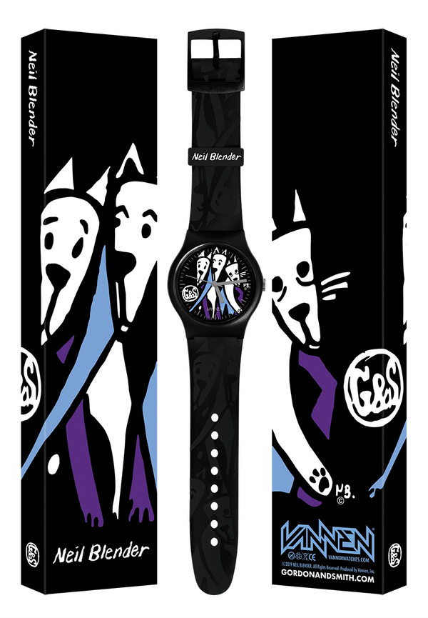 Limited edition Neil Blender '3 Dogs' Vannen Artist Watch - Vannen, Inc.