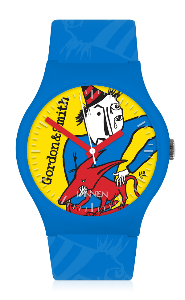 Limited edition Neil Blender "Rocking Dog" Blue Vannen Artist Watch ...